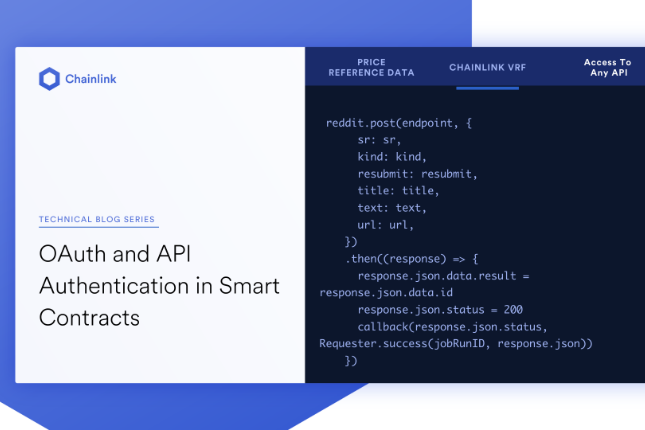 OAuth and API authentication in smart contracts-web3资讯-ODAILY