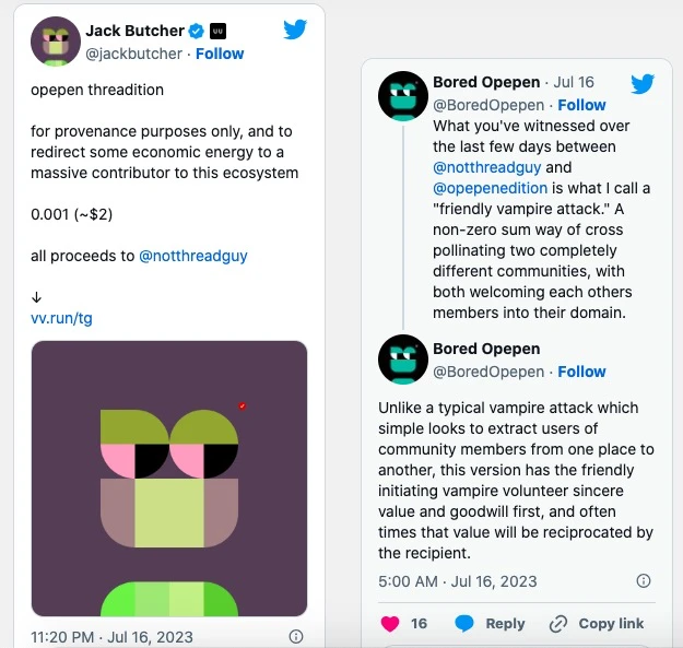 For the Culture：从ThreadGuy定制版Opepen开始的“整活狂潮”-web3资讯-ODAILY