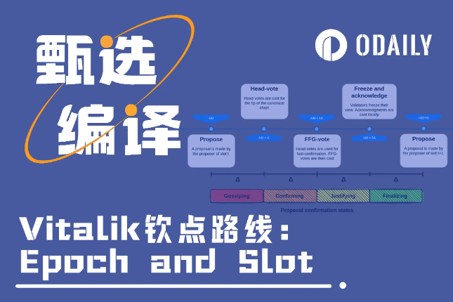 Vitalik's chosen route Epoch and slot: Provide faster transaction ...